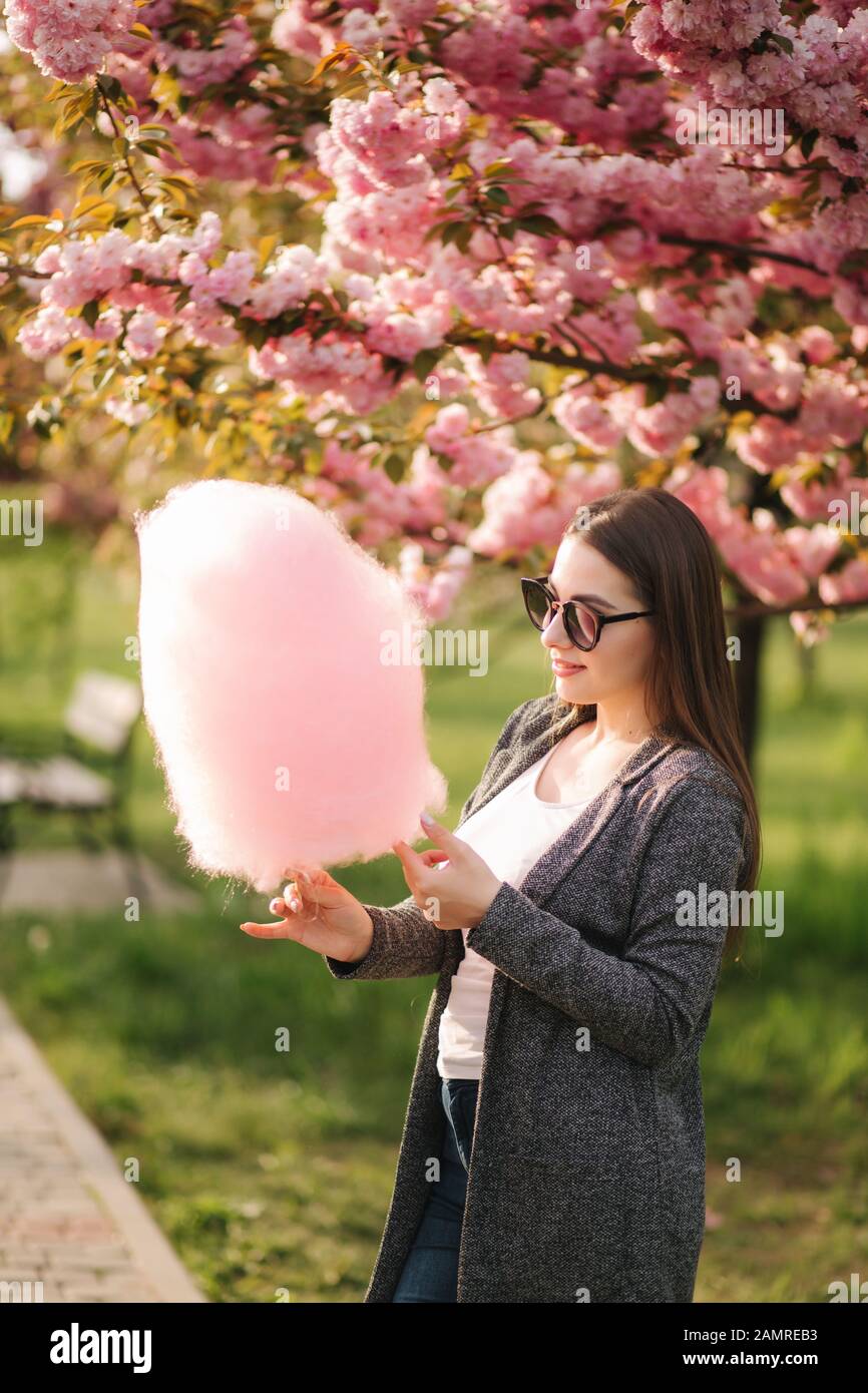 Hands Up For The Cotton Candy High Resolution Stock Photography and ...