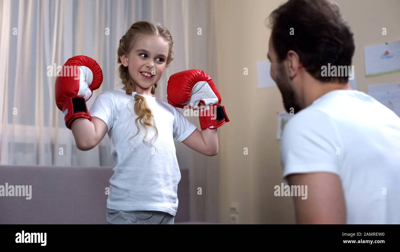 Baby Girl Boxing