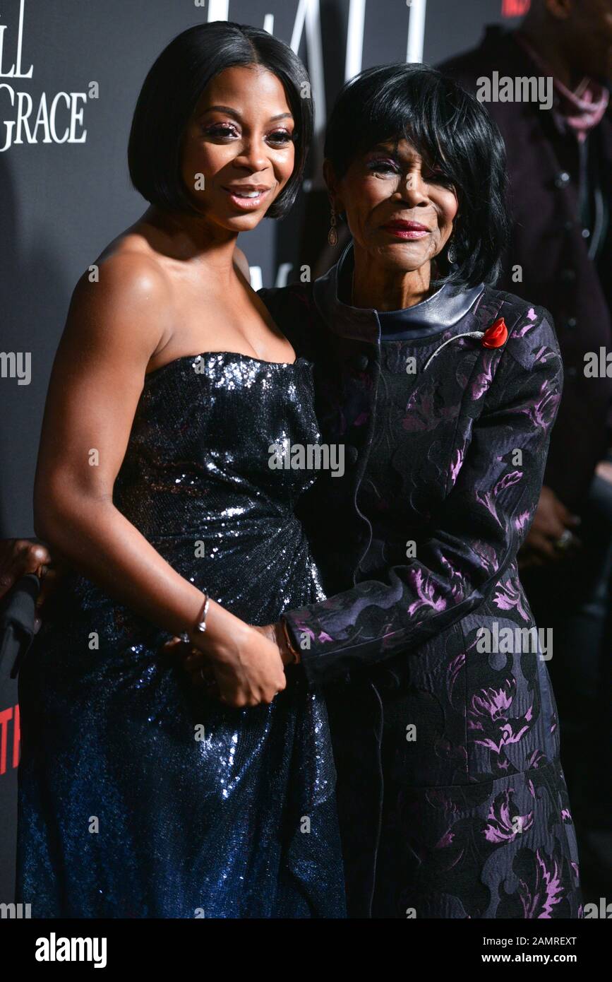 Bresha Webb and Cicely Tyson attend Tyler Perry's "A Fall From Grace ...
