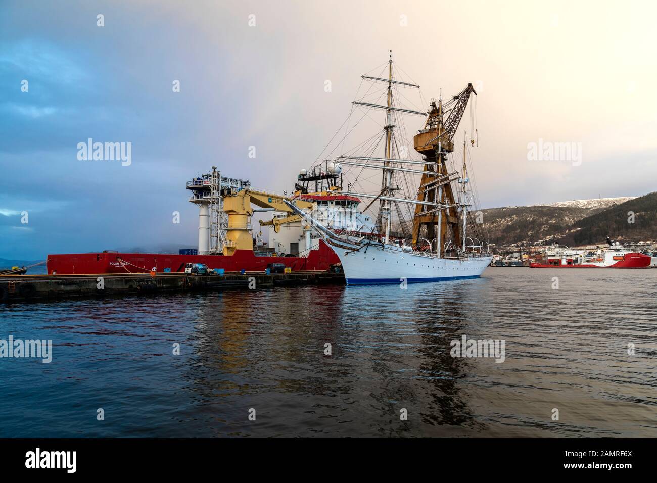 Multipurpose subsea IMR/CSV/W2W vessel Polar Queen, and tall ship ...