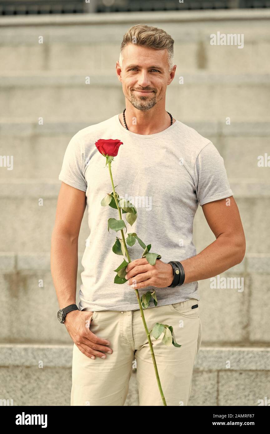 Surprise for his love. Life is too short to live without love. Handsome ...