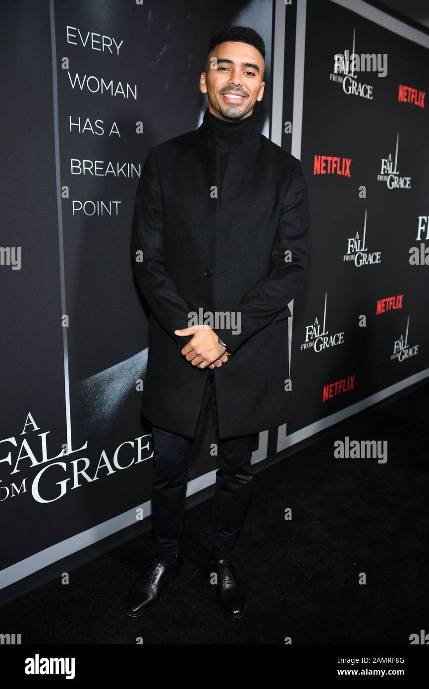 Matthew Law attends Tyler Perry's "A Fall From Grace" New York premiere ...