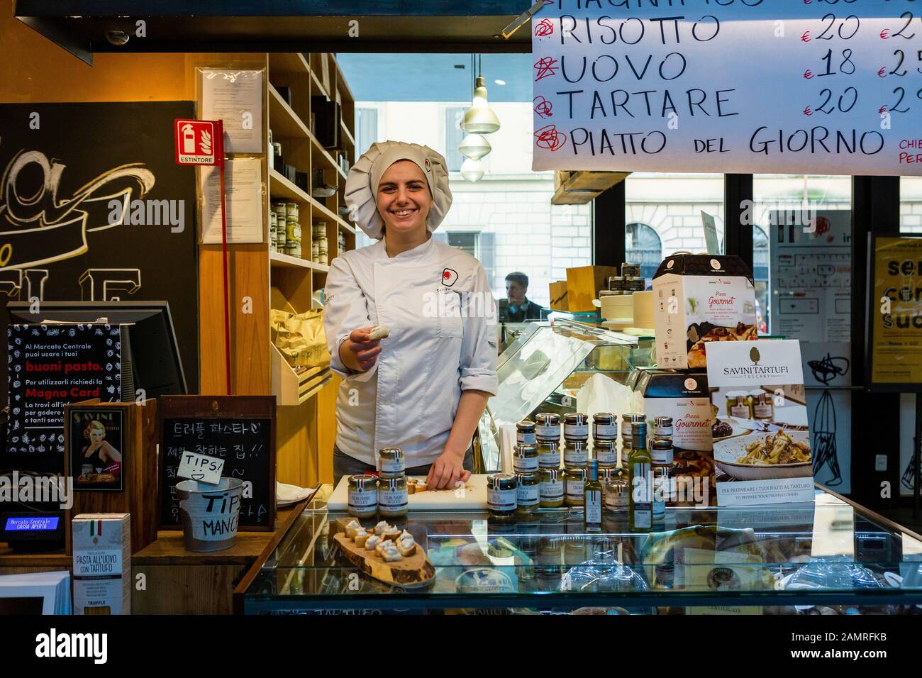 Mercato Centrale, Central Food Market, Rome Termini Station Stock Photo ...