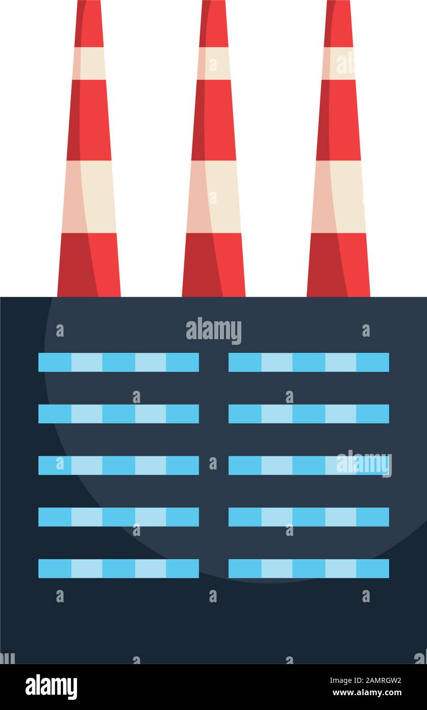 factory icon design, Industry plant building industrial construction ...