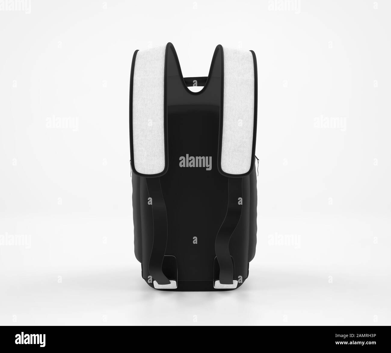 White Backpack Mockup, Blank School Backpack, Traveling bag 3d ...