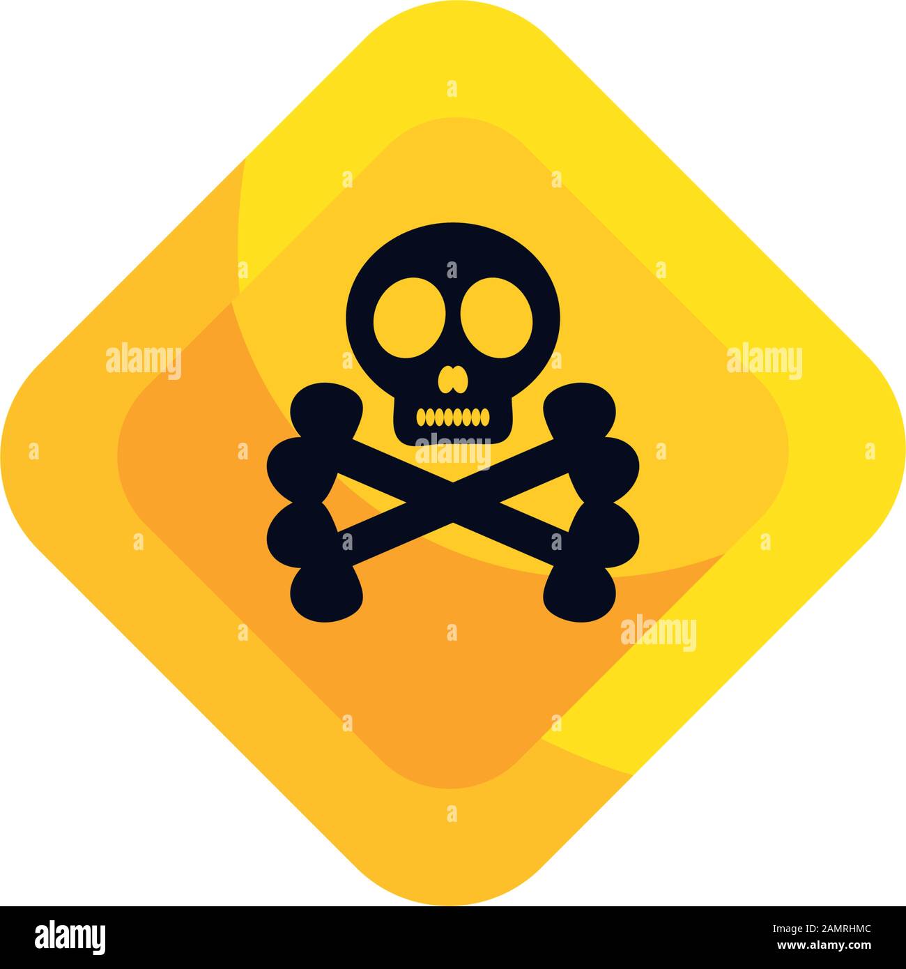 factory skull banner design, Industry plant building industrial ...