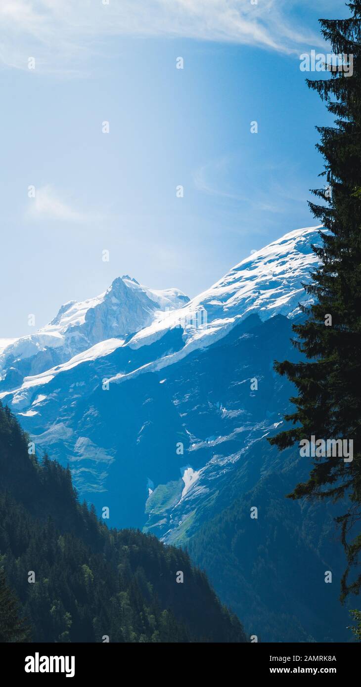 Swiss Alps Mountain Range Stock Photo - Alamy
