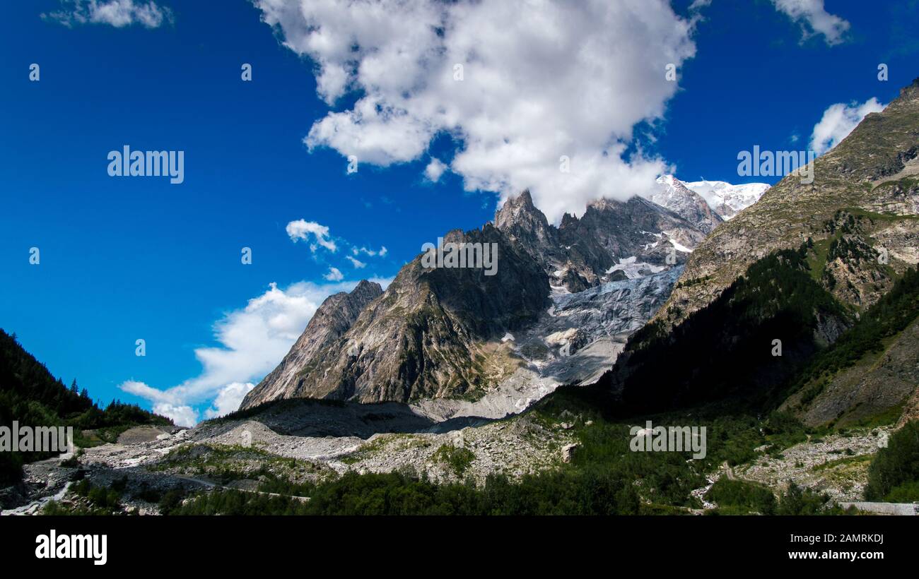 Swiss Alps Mountain Range Stock Photo - Alamy