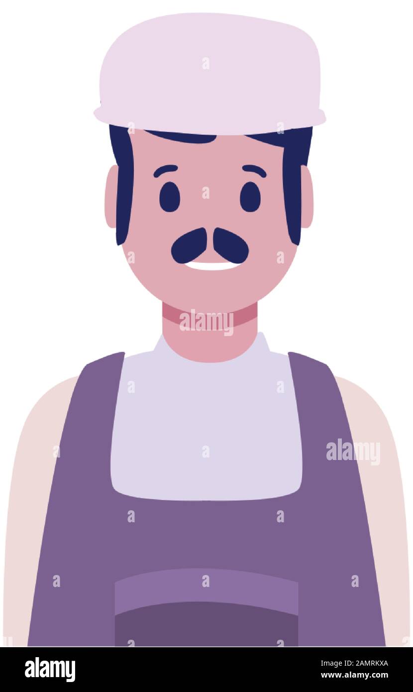 Avatar man with mustache design, Boy male person people human social ...