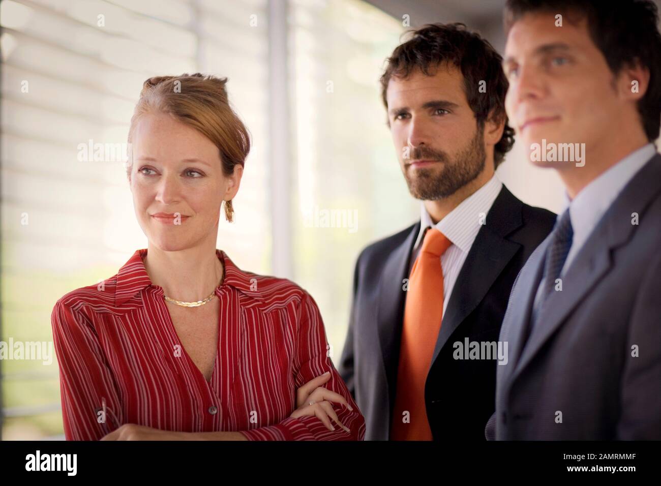 Colleagues stood together hi-res stock photography and images - Alamy