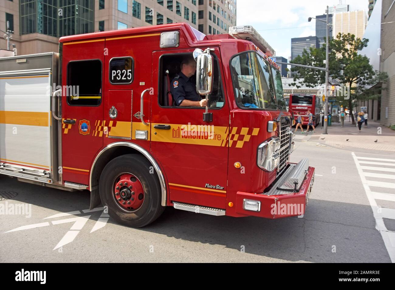 Firetruck crew hi-res stock photography and images - Alamy
