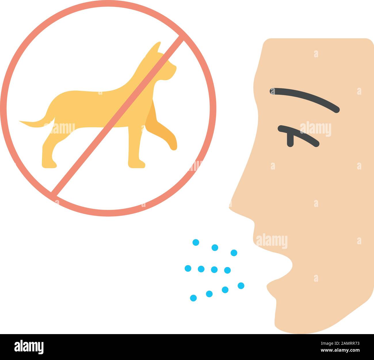 Sensitivity on animals Stock Vector Images - Alamy