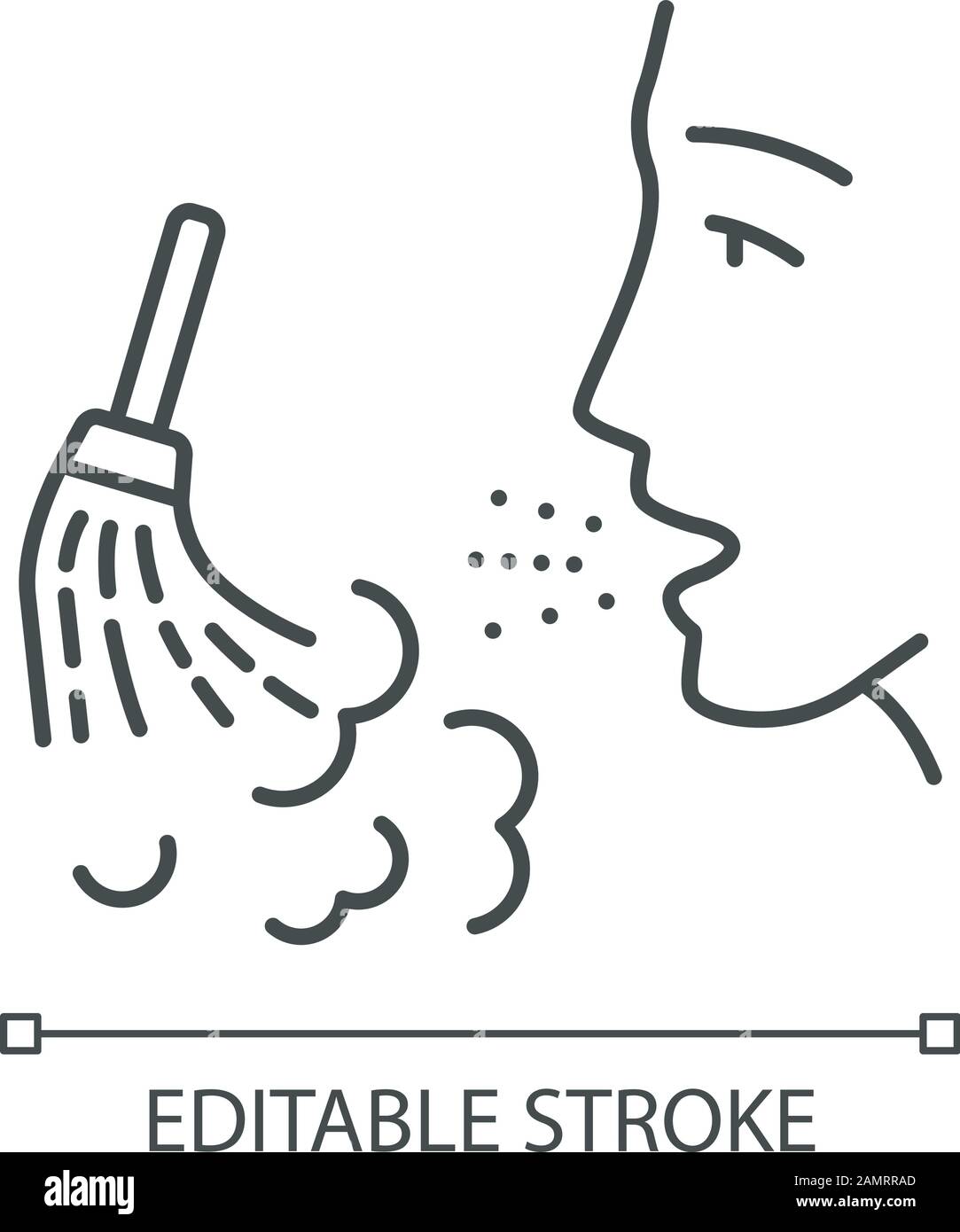 Dust Allergies Clip Art