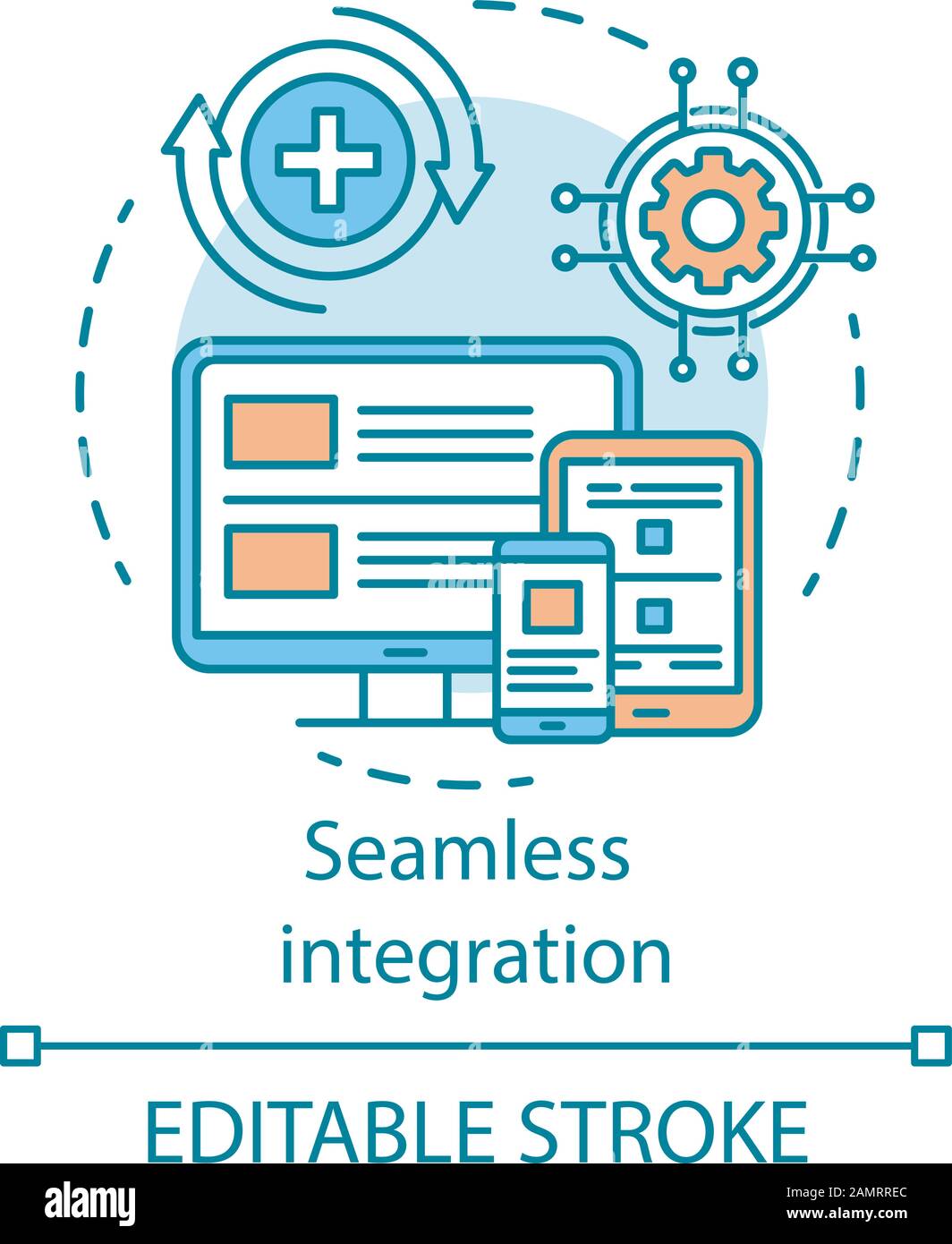 Seamless integration Cut Out Stock Images & Pictures - Alamy