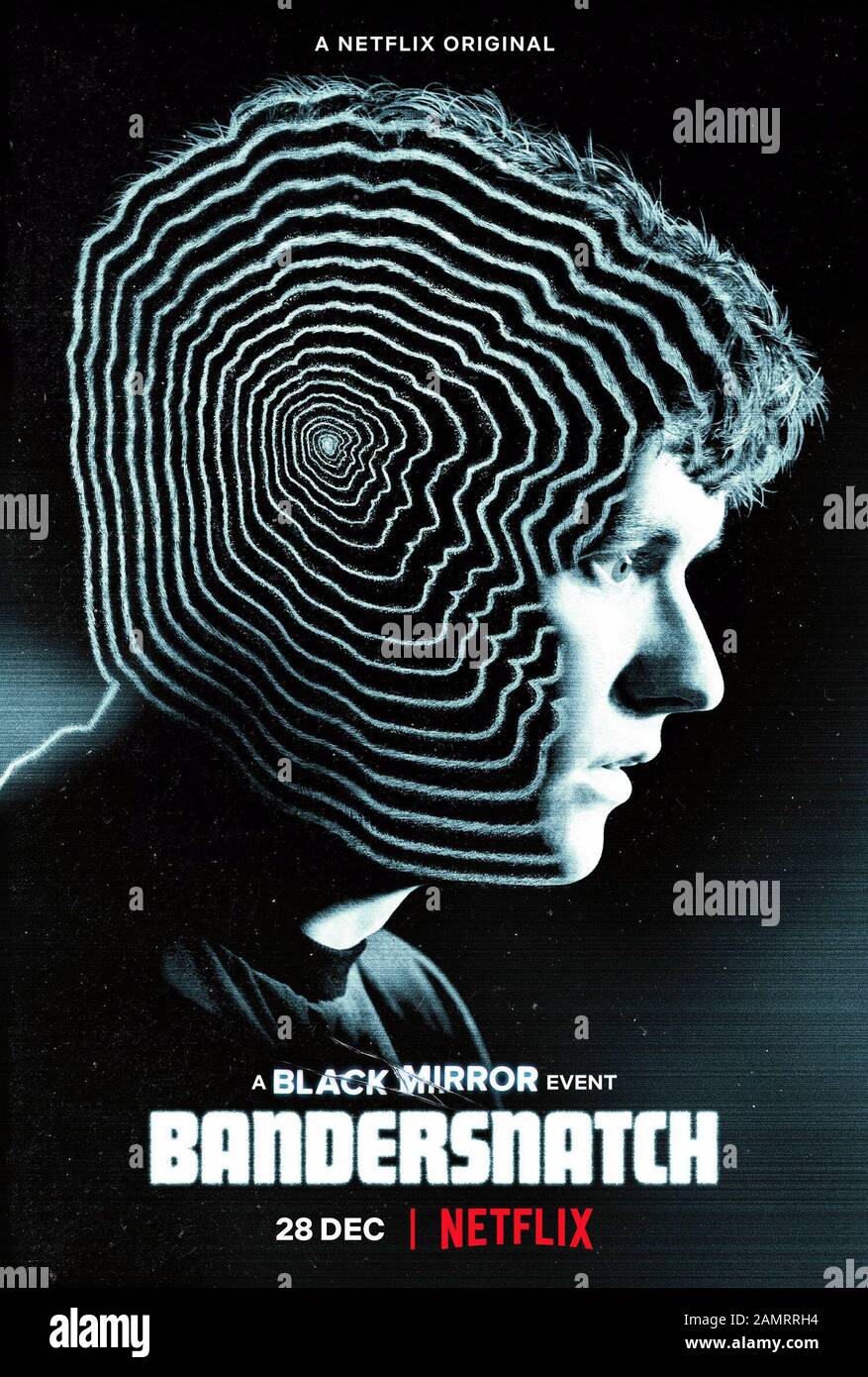 BLACK MIRROR: BANDERSNATCH, US poster, Fionn Whitehead, 2018. © Netflix ...