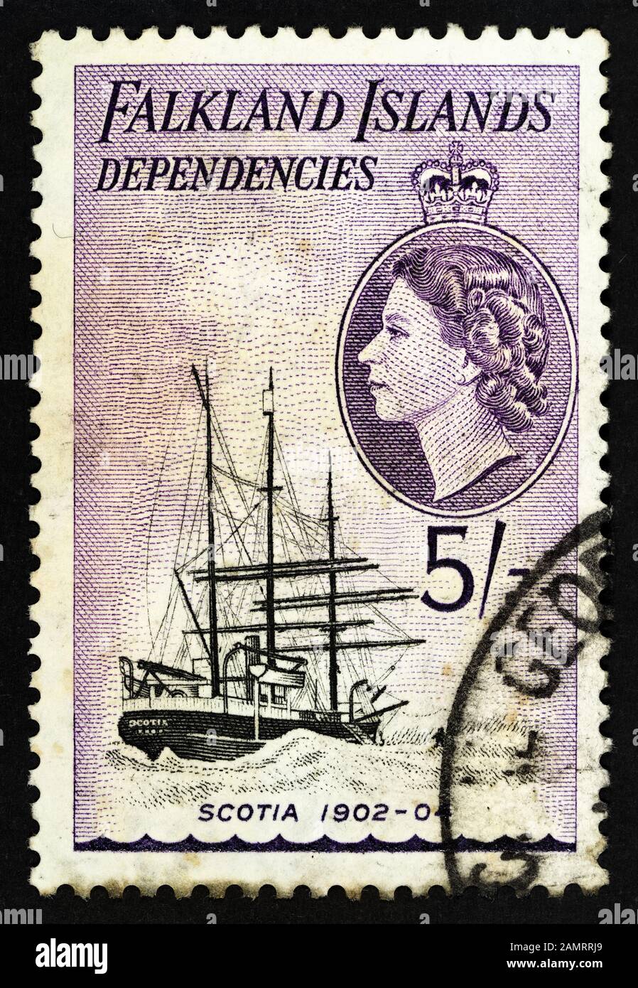 Five shillings stamp hi-res stock photography and images - Alamy