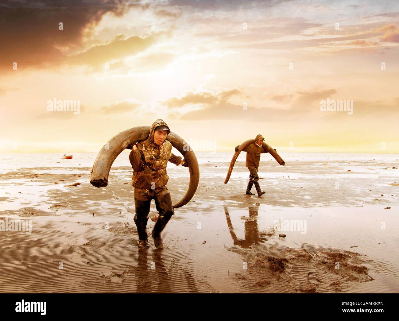 GENESIS 2.0, Mammoth tusk hunters, 2018. ph: Evgenia Arbugaeva ...