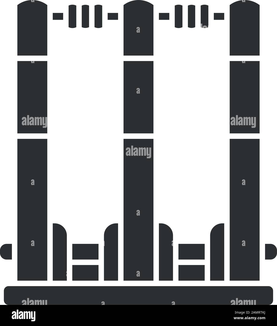 Cricket bowling silhouette hi-res stock photography and images - Alamy