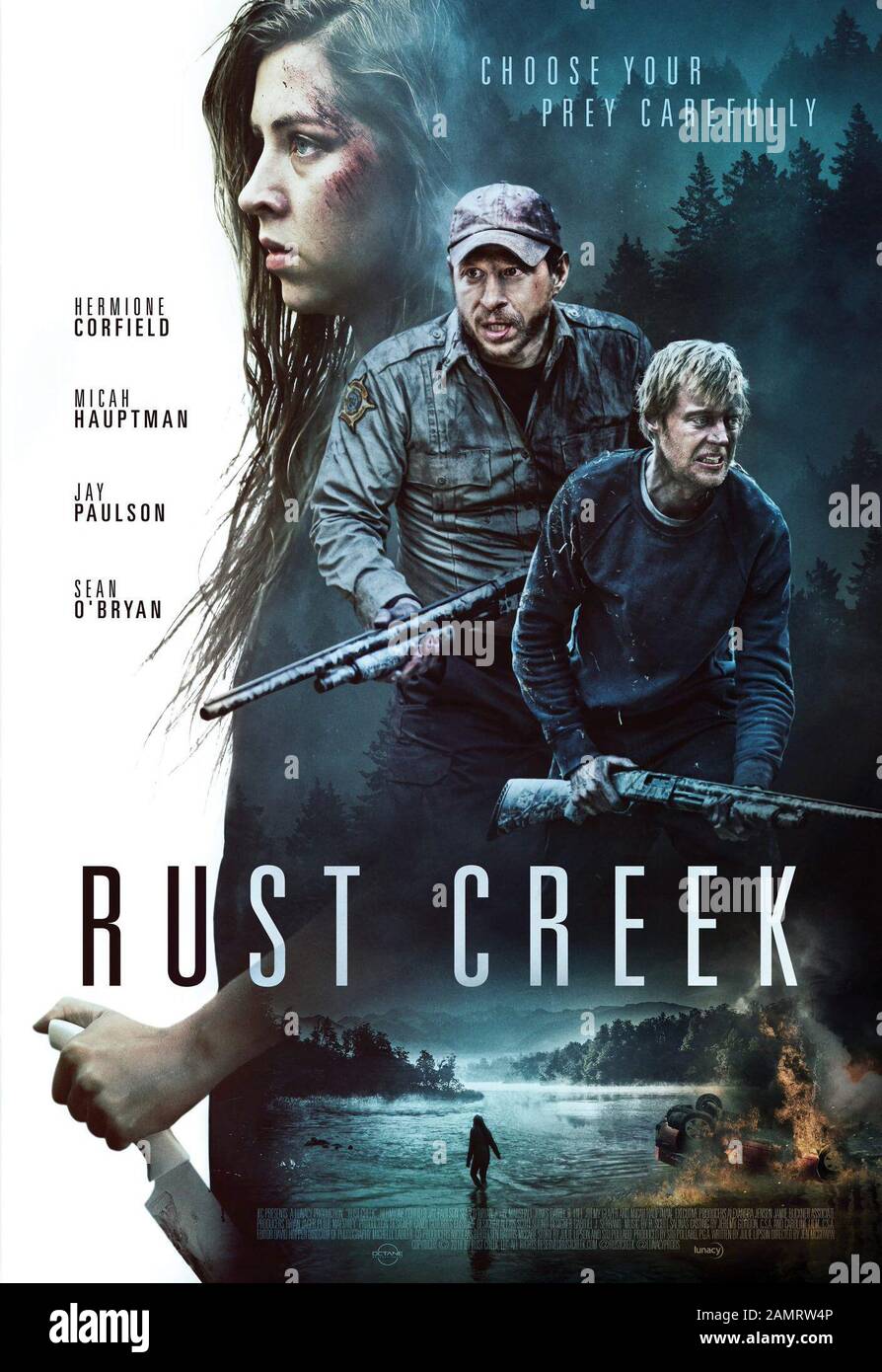 RUST CREEK, US poster, from top: Hermione Corfield, Micah Hauptman, Jay ...