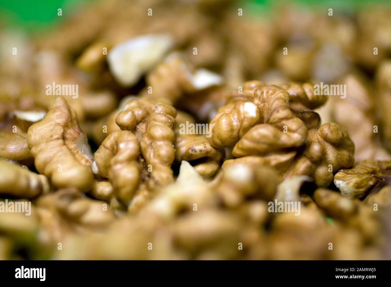 Detail walnuts broken shell hi-res stock photography and images - Alamy