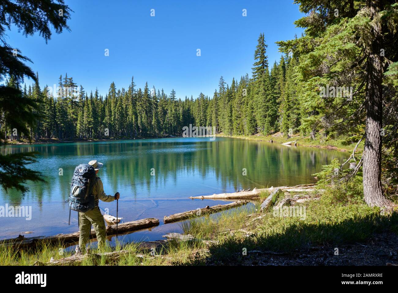Diamond lake oregon person hi-res stock photography and images - Alamy