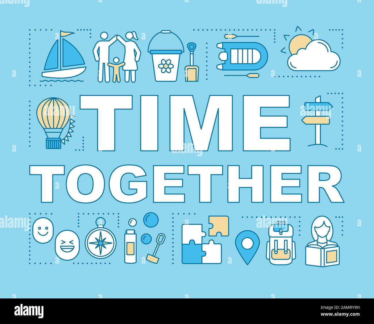 Our journey together book Stock Vector Images - Alamy