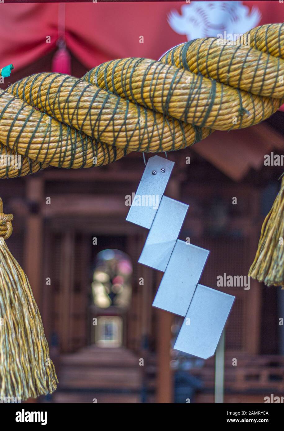 Shimenawa rope hi-res stock photography and images - Alamy