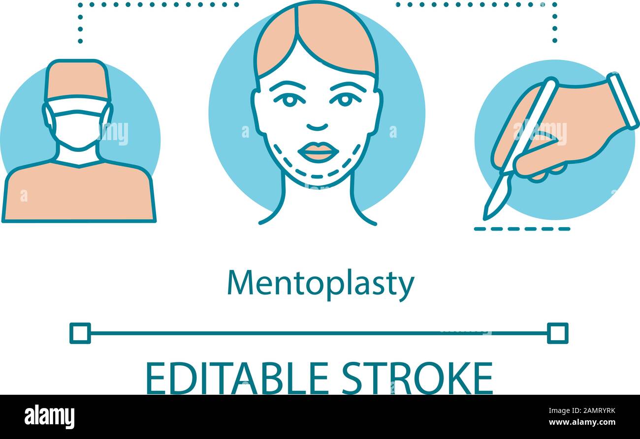 Stroke chin Stock Vector Images - Alamy