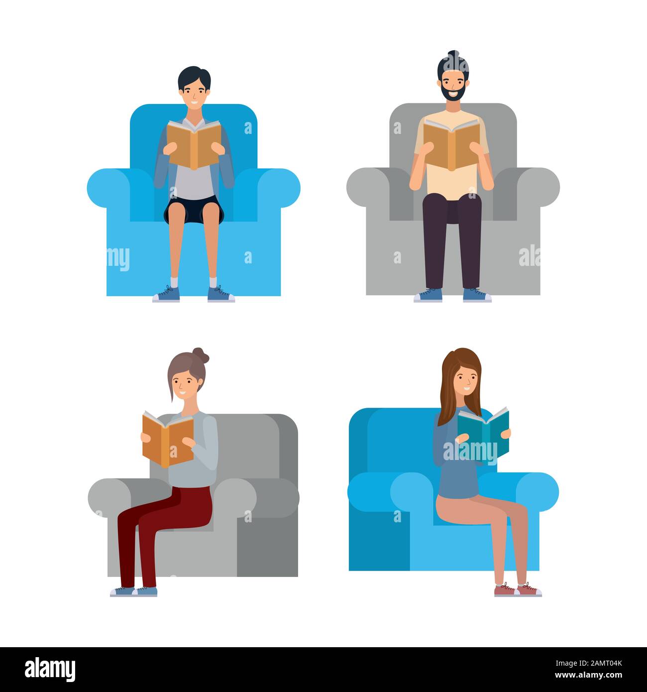 Seated page Stock Vector Images - Alamy