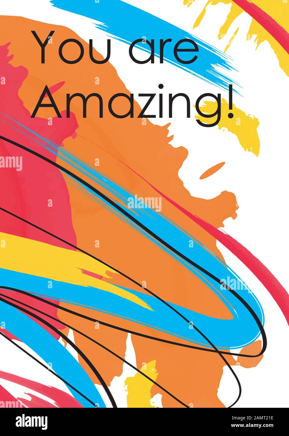 Positive post it you are amazing hi-res stock photography and images ...