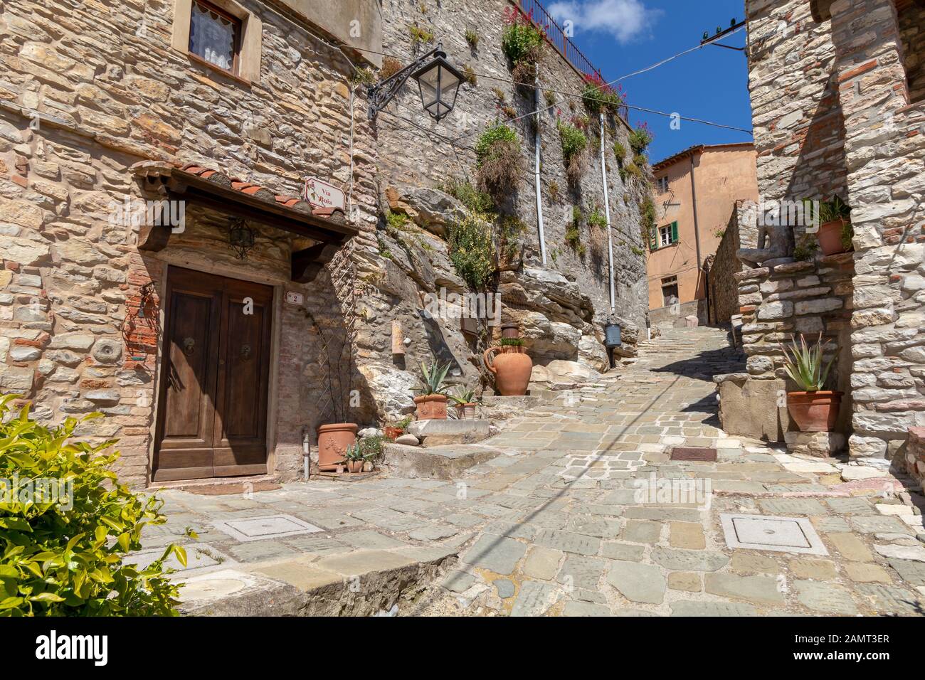 Sassetta village, Livorno, Tuscany, Italy Stock Photo - Alamy