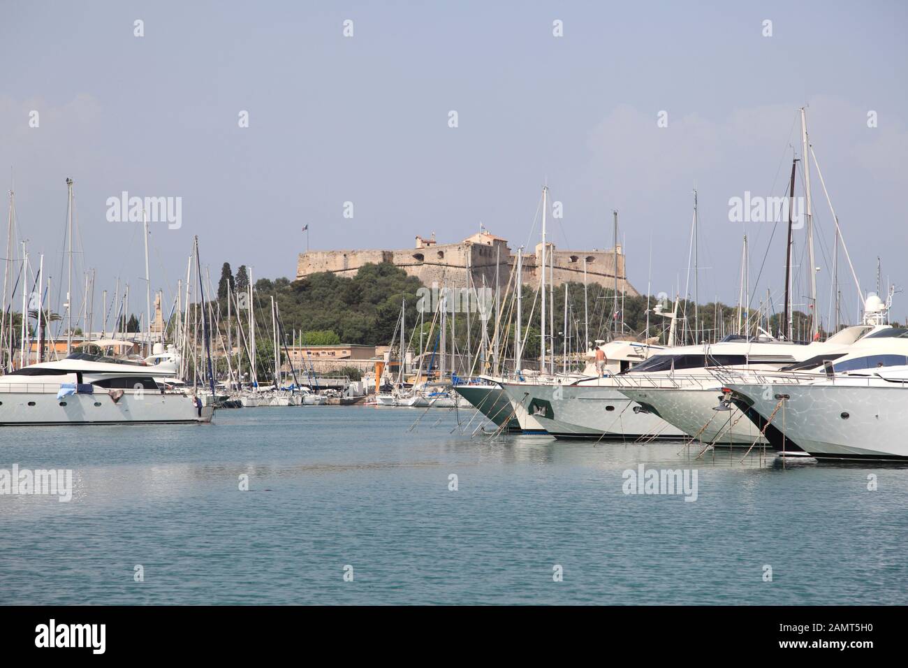 Fort Carre, Port Vauban, Harbor, Antibes, Cote d Azur, French Riviera ...