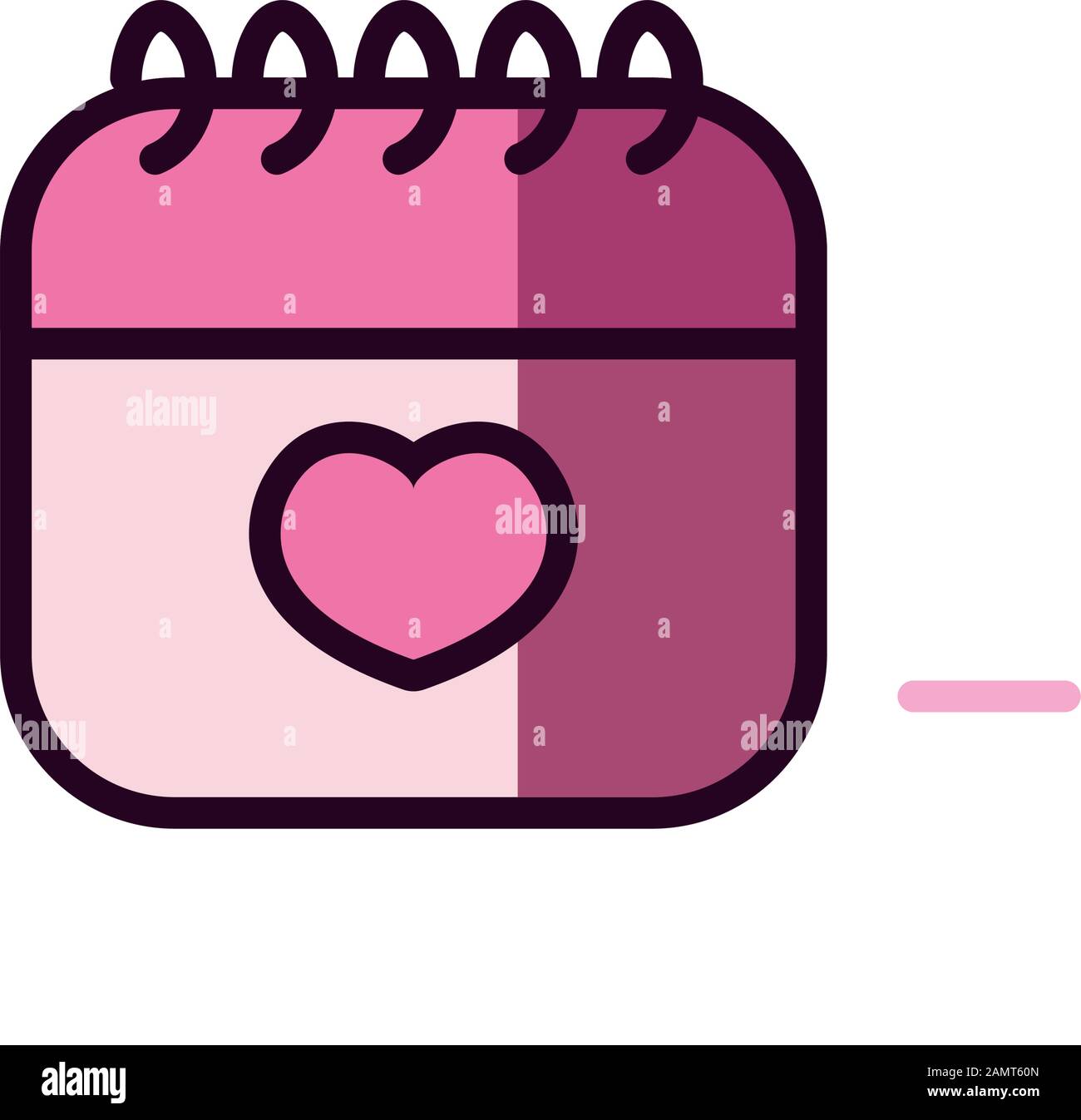 Heart calendar design of love passion romantic valentines day wedding ...