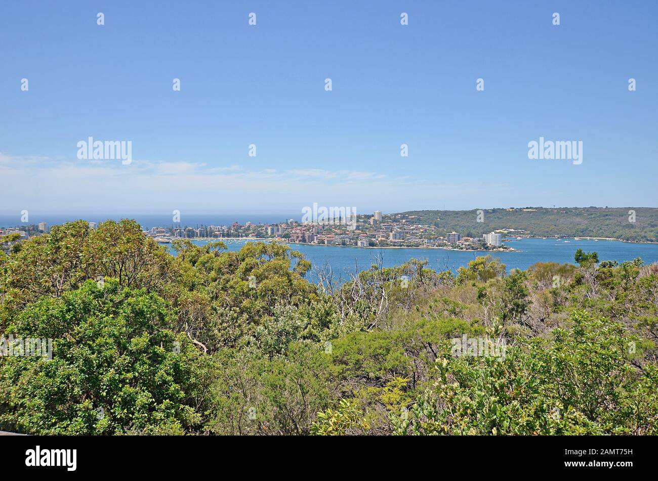 View on Manly Bay and Manly beach from one of the most beautiful walks ...
