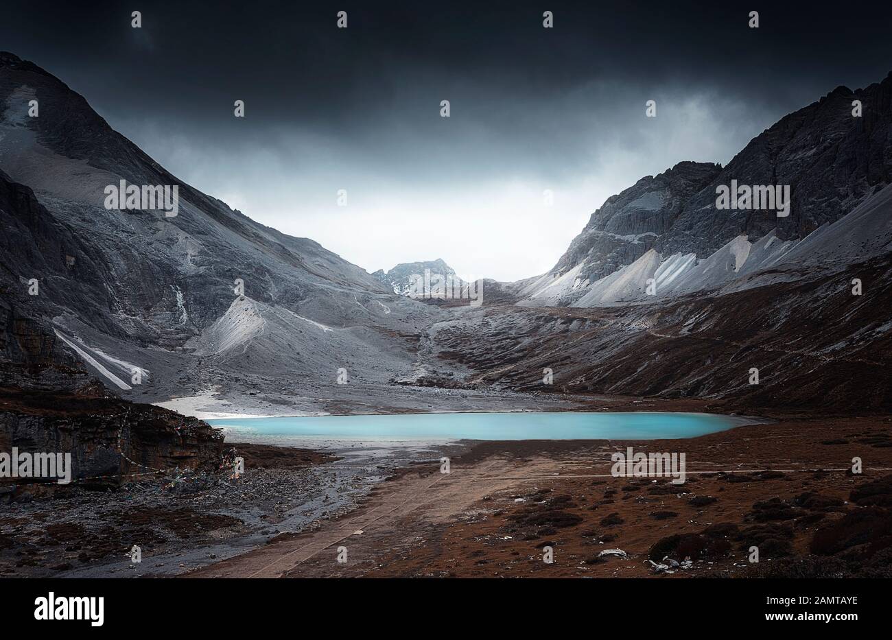 Milk Lake, Yading Nature reserve, Daocheng County, Southern Garze ...
