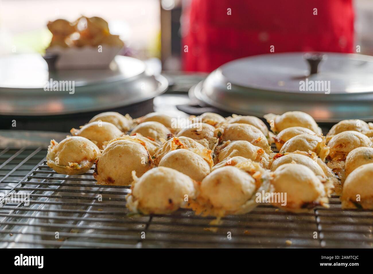 Kind of Thai sweetmeat or Mortar toasted pastry, Thai style pastry with ...
