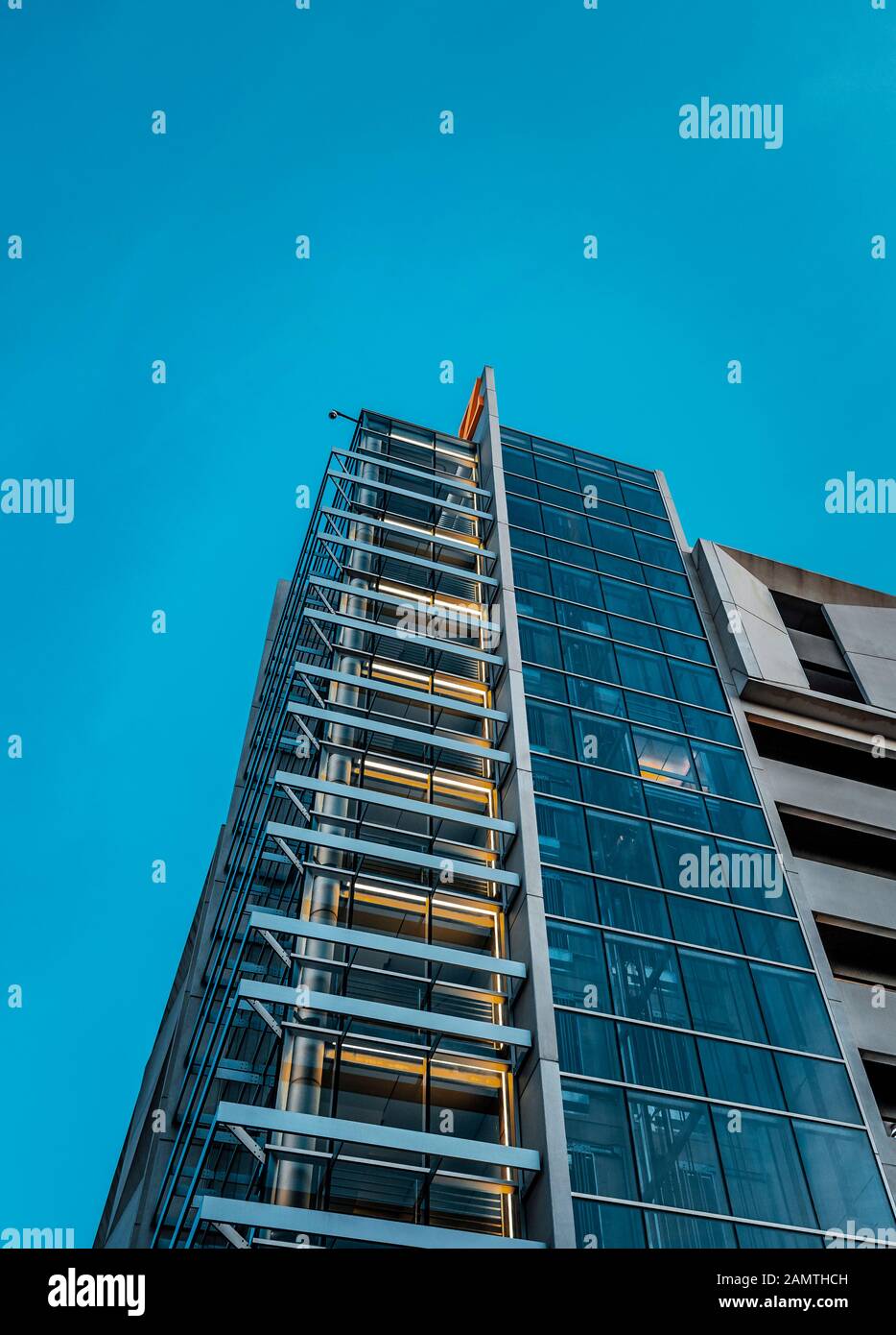 Detroit michigan glass building hi-res stock photography and images - Alamy