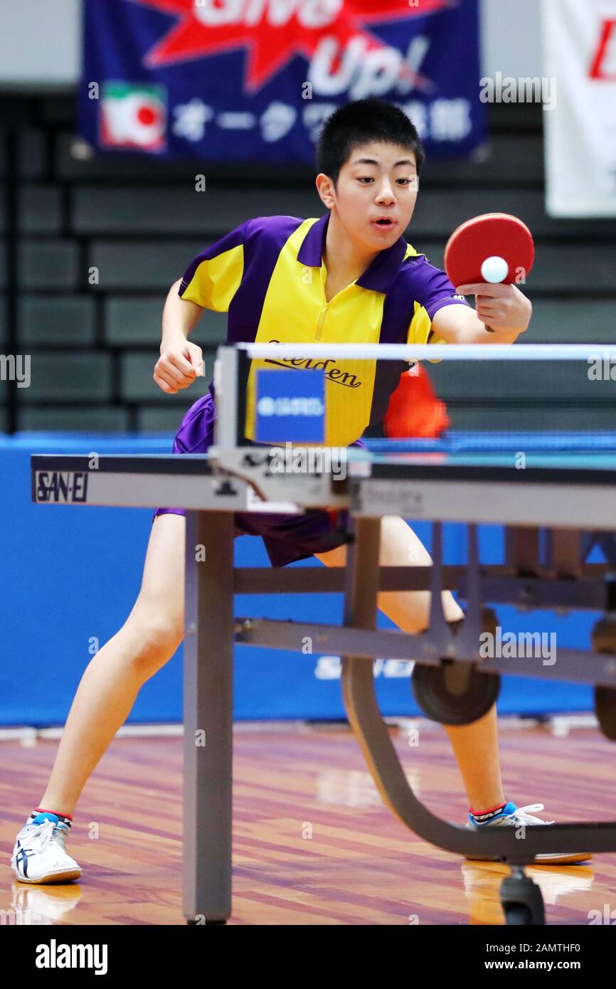 Osaka, Japan. 14th Jan, 2020. Kowa Nakamura Table Tennis : All Japan Table Tennis Championships ...