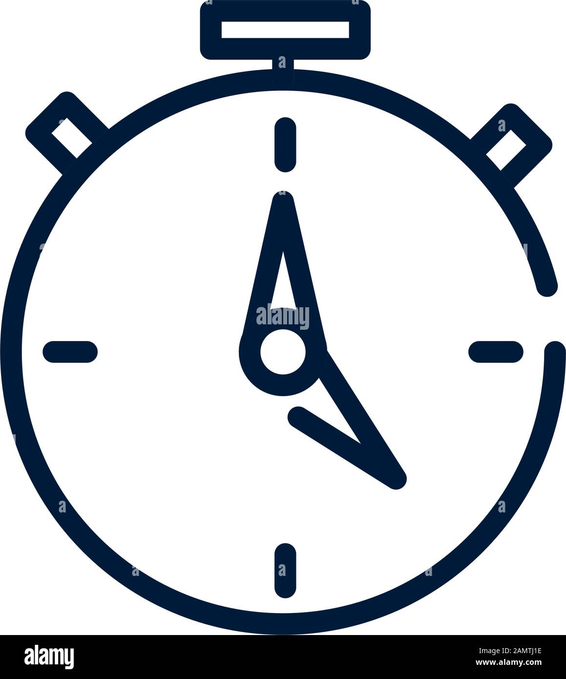 time stopwatch speed fast clock linear design linear design on white ...
