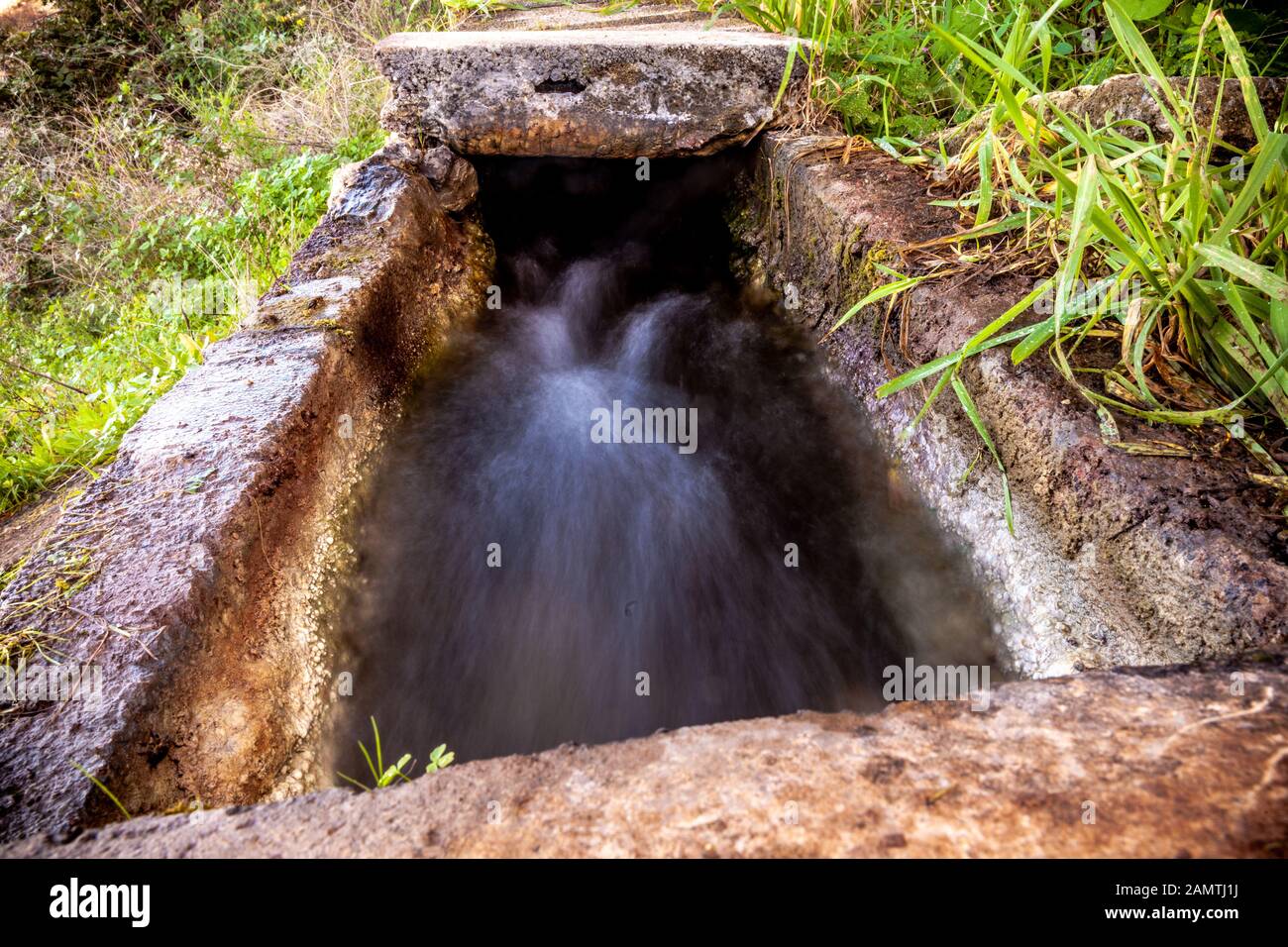 Drainage channel full of soil hi-res stock photography and images - Alamy