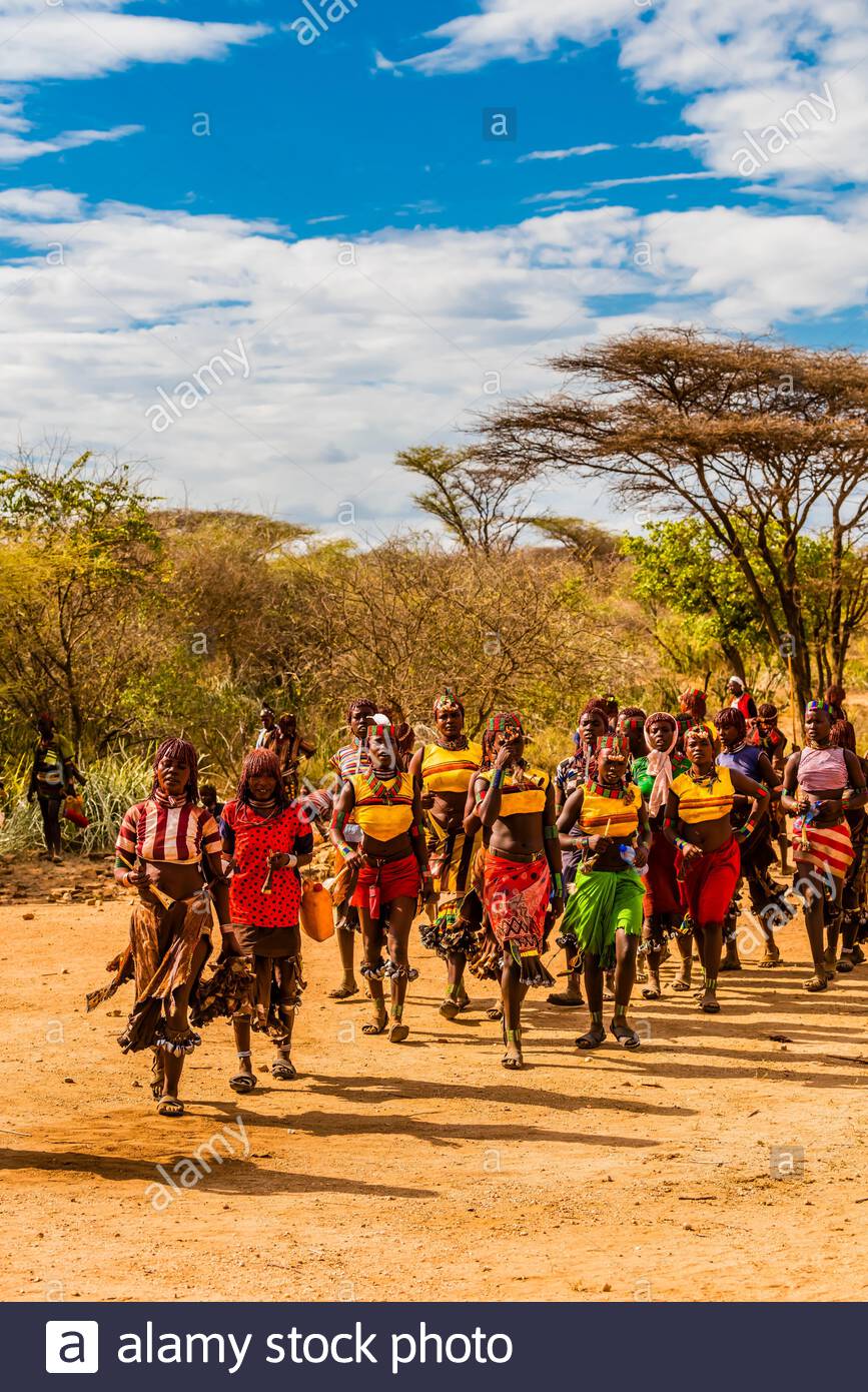 Omo Hamar Bull Jumping High Resolution Stock Photography and Images - Alamy