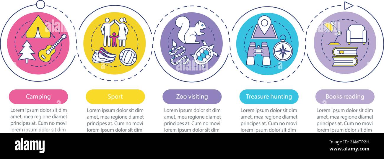 Family time together vector infographic template. Sport. Business ...