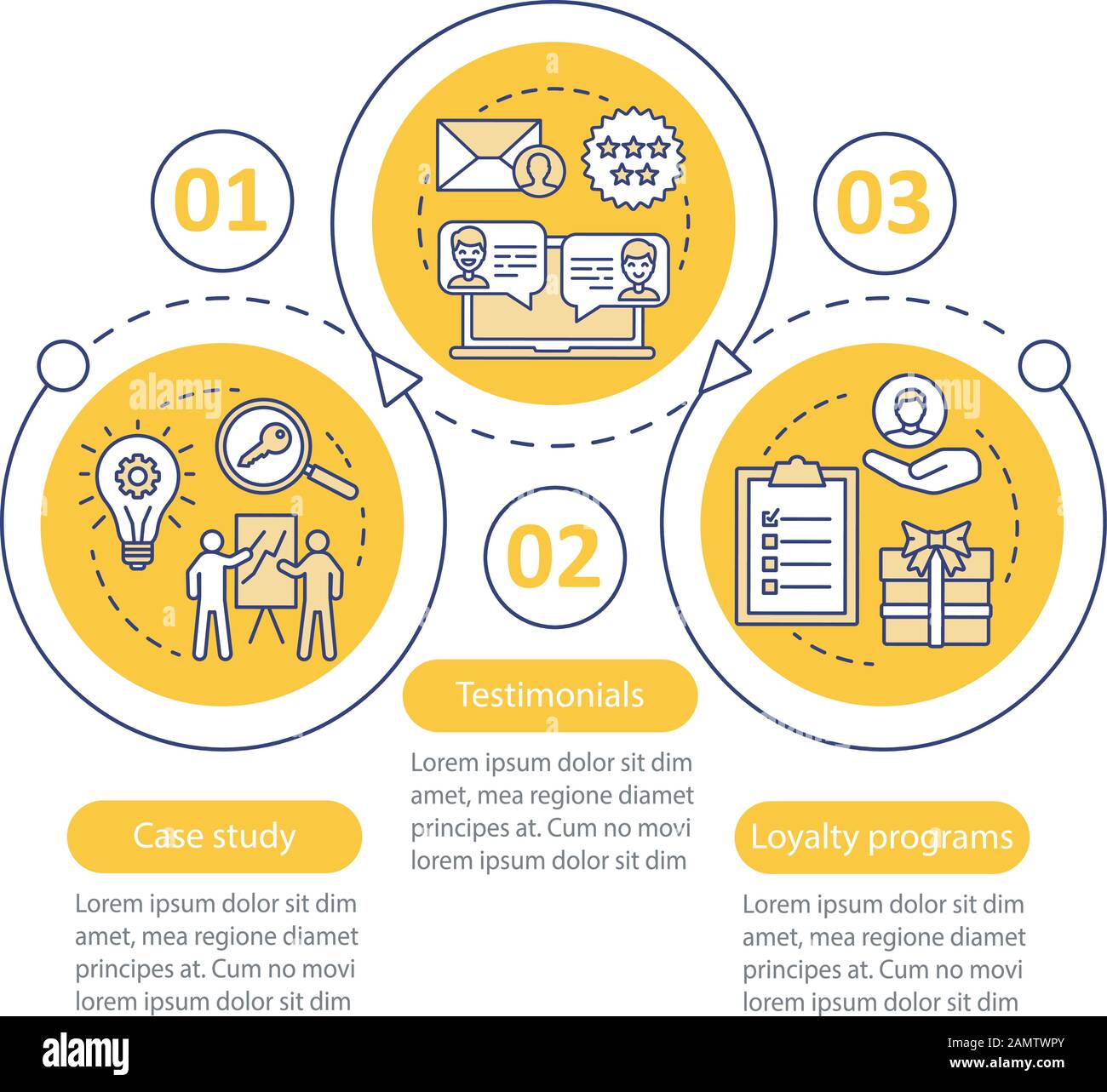 Decision making content vector infographic template. Business ...