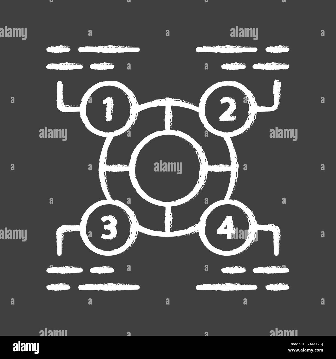 Explanatory diagram chalk icon. Statistics data visualization. Ring ... Explanatory diagram chalk icon. Statistics data visualization. Ring ...