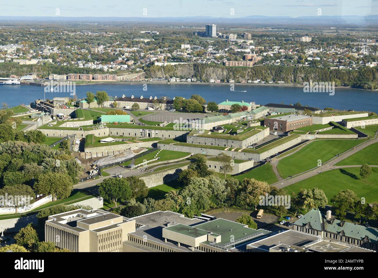 The Citadel and Fortifications of Quebec City, Canada Stock Photo - Alamy