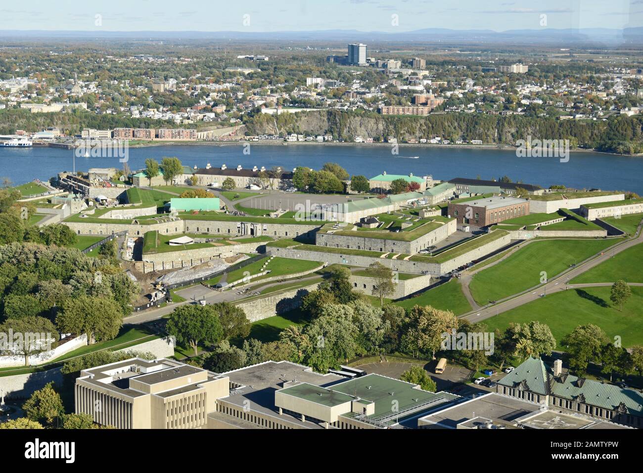The Citadel and Fortifications of Quebec City, Canada Stock Photo - Alamy