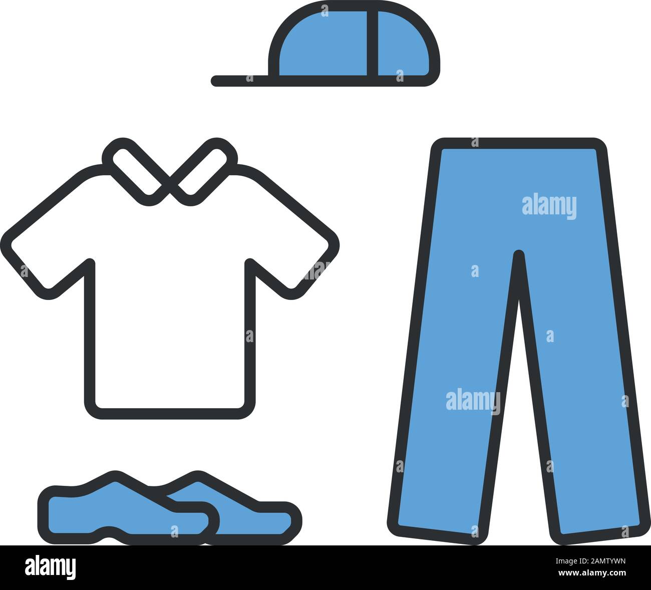 Cricket whites Stock Vector Images - Alamy