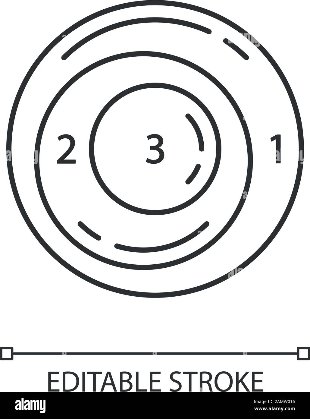 Existential graph linear icon. Diagrammatic for logical expressions ...