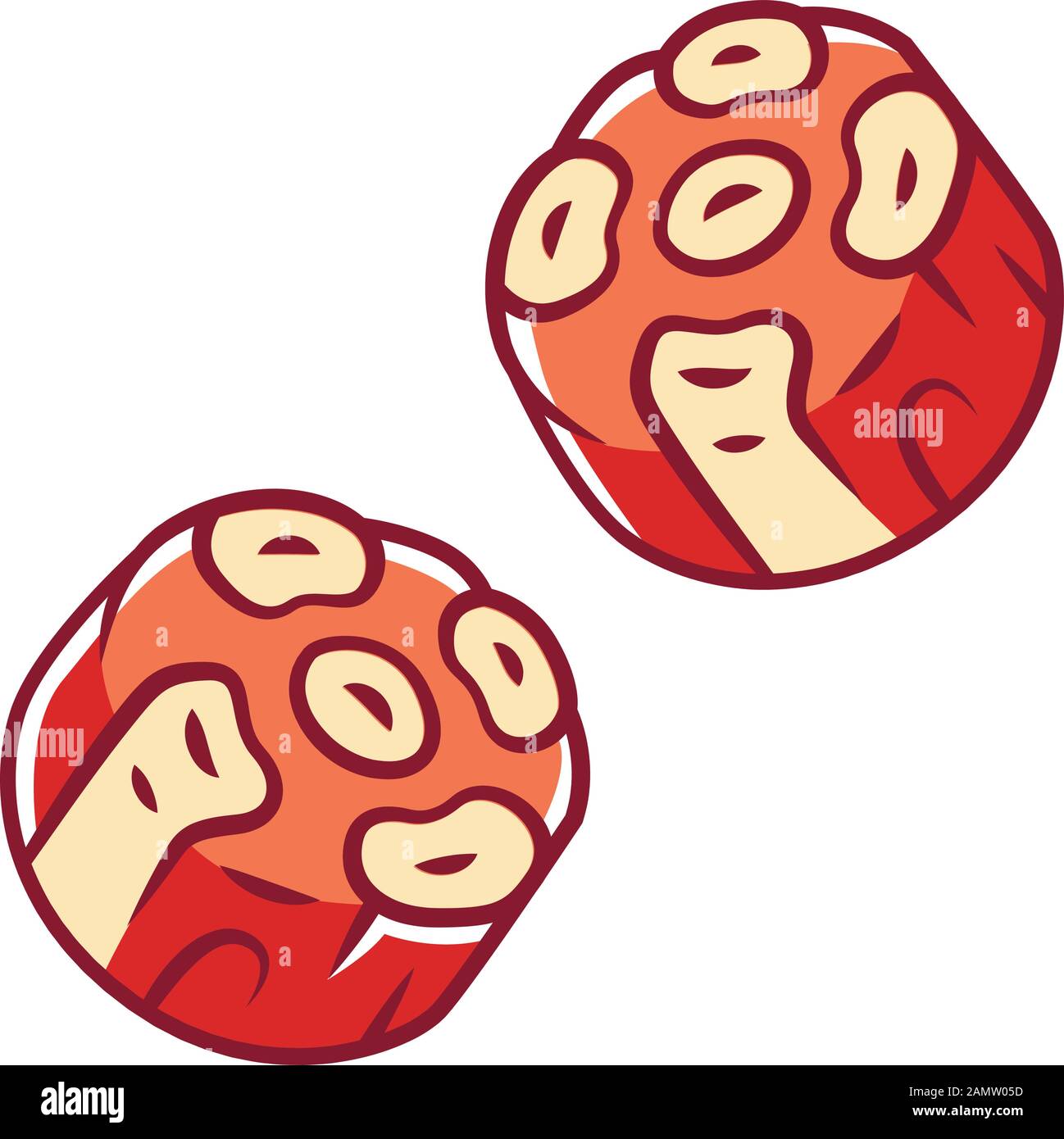 Roasted oxtail Stock Vector Images - Alamy
