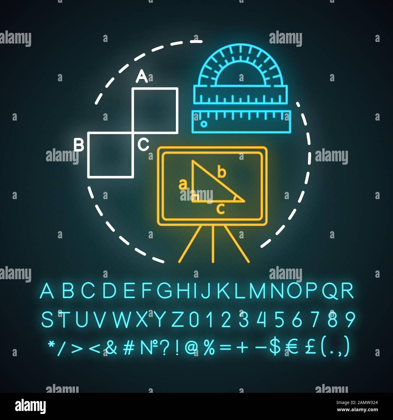 Maths equation whiteboard Stock Vector Images - Alamy